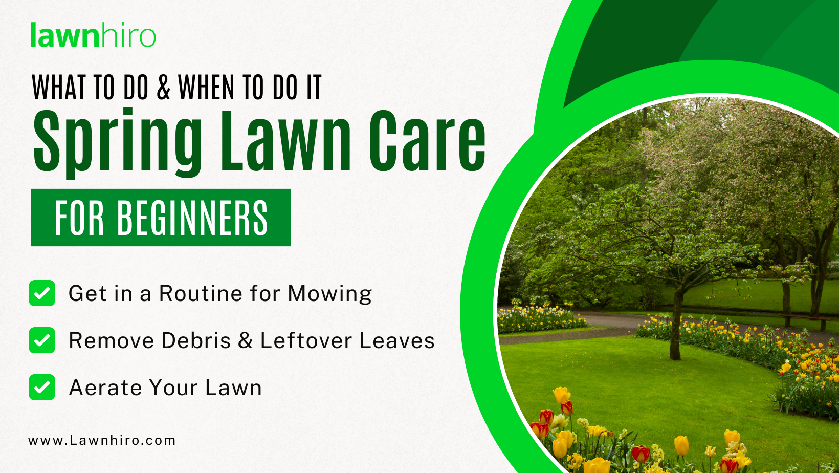 Spring Lawn Care for Beginners - Lawnhiro Spring Lawn Care for Beginners - Lawnhiro